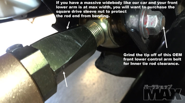 FRS,BRZ Super Angle Kit including roll center/ackerman adjustable ...